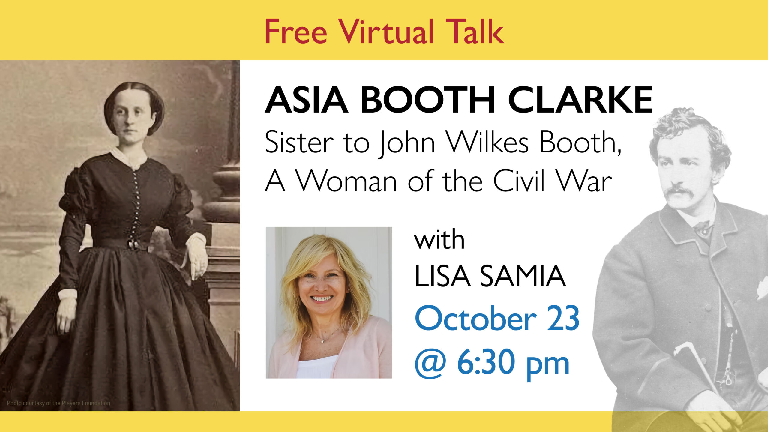 Asia Booth Clarke: Virtual Talk with Lisa Samia - American Civil War Museum